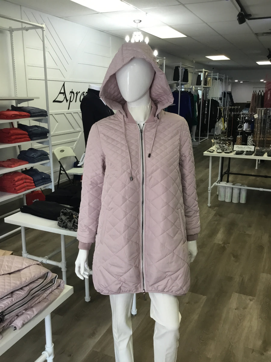 Bylyse Quilted Jacket W/ Removable Hood Powder Puff 106-303 – Apropos ...
