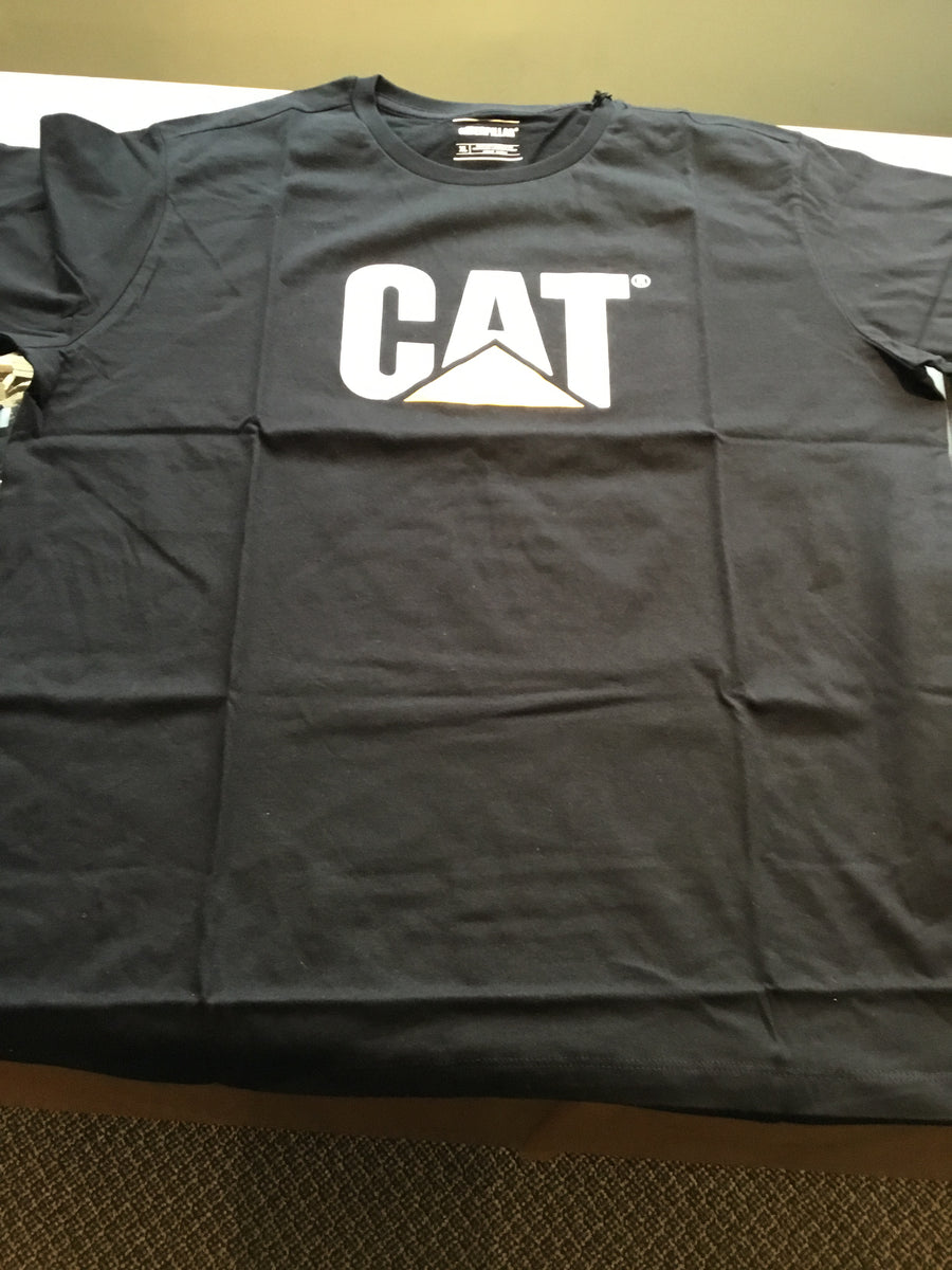 Caterpillar original fit logo tee pitch black 2510454 – Apropos for ...
